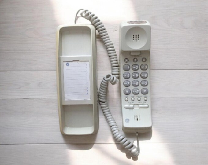 Vintage Burgundy Sound Design Desk Telephone, 1990s Oxblood Landline ...