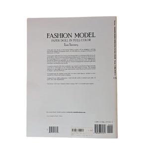 Fashion Model Book / Tom Tierney / Original Publishing Date 1993 / Y2k ...