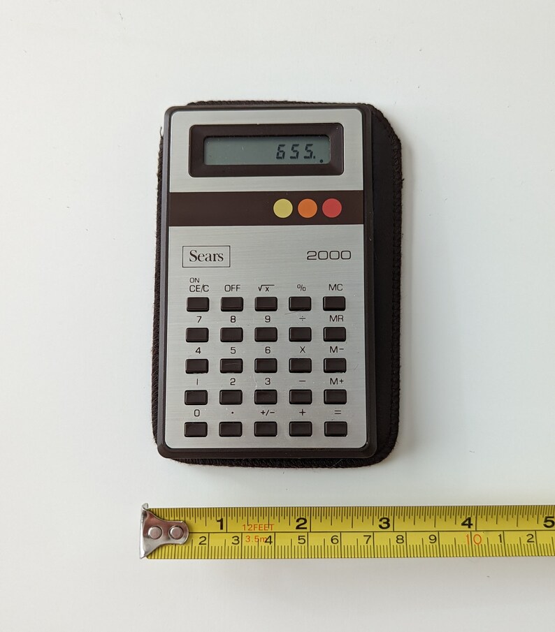 1970's Simpsons-sears Pocket Calculator / Vintage - Etsy