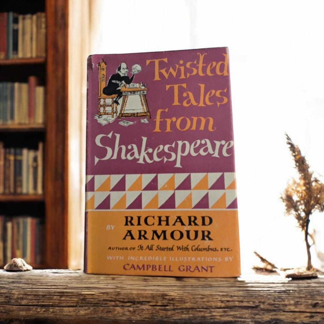 1957 Twisted Tales of Shakespeare / Vintage Hardcover Book / Vintage ...