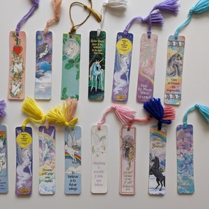 Choose One - 1980's Unicorn Bookmarks / Bookmark / 1980s / Unicorns ...