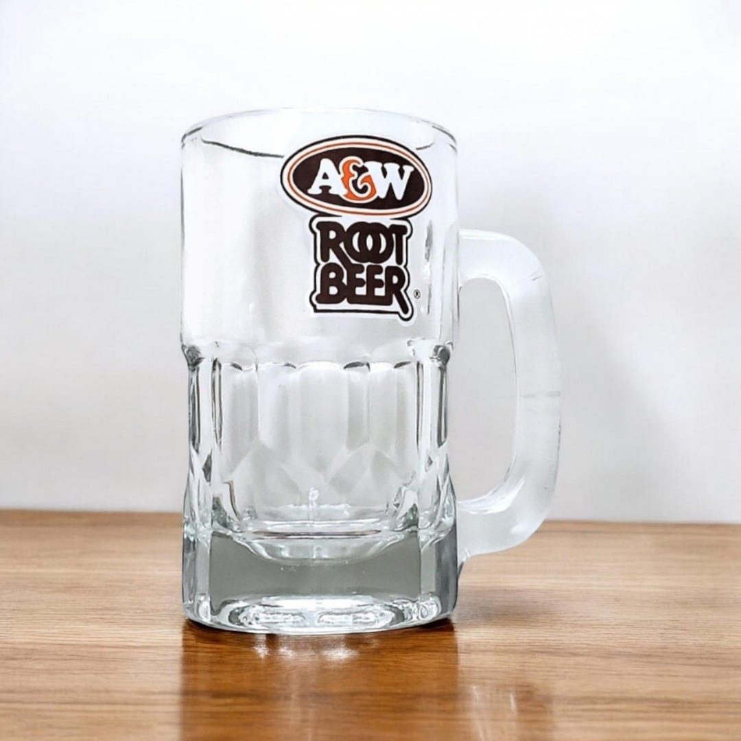 Vintage 1980s A&W Glass Mug Small Size / Vintage A and W / 80s - Etsy