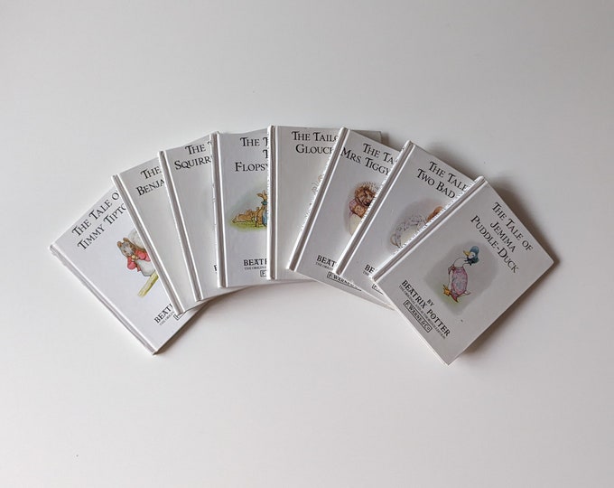 Vintage Beatrix Potter Books Set of 8 / Beatrix Potter / Vintage Books ...