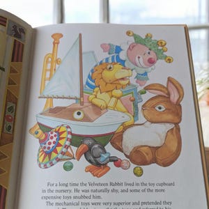 1990 Golden Book 'the Velveteen Rabbit' Golden Books / Vintage Books ...