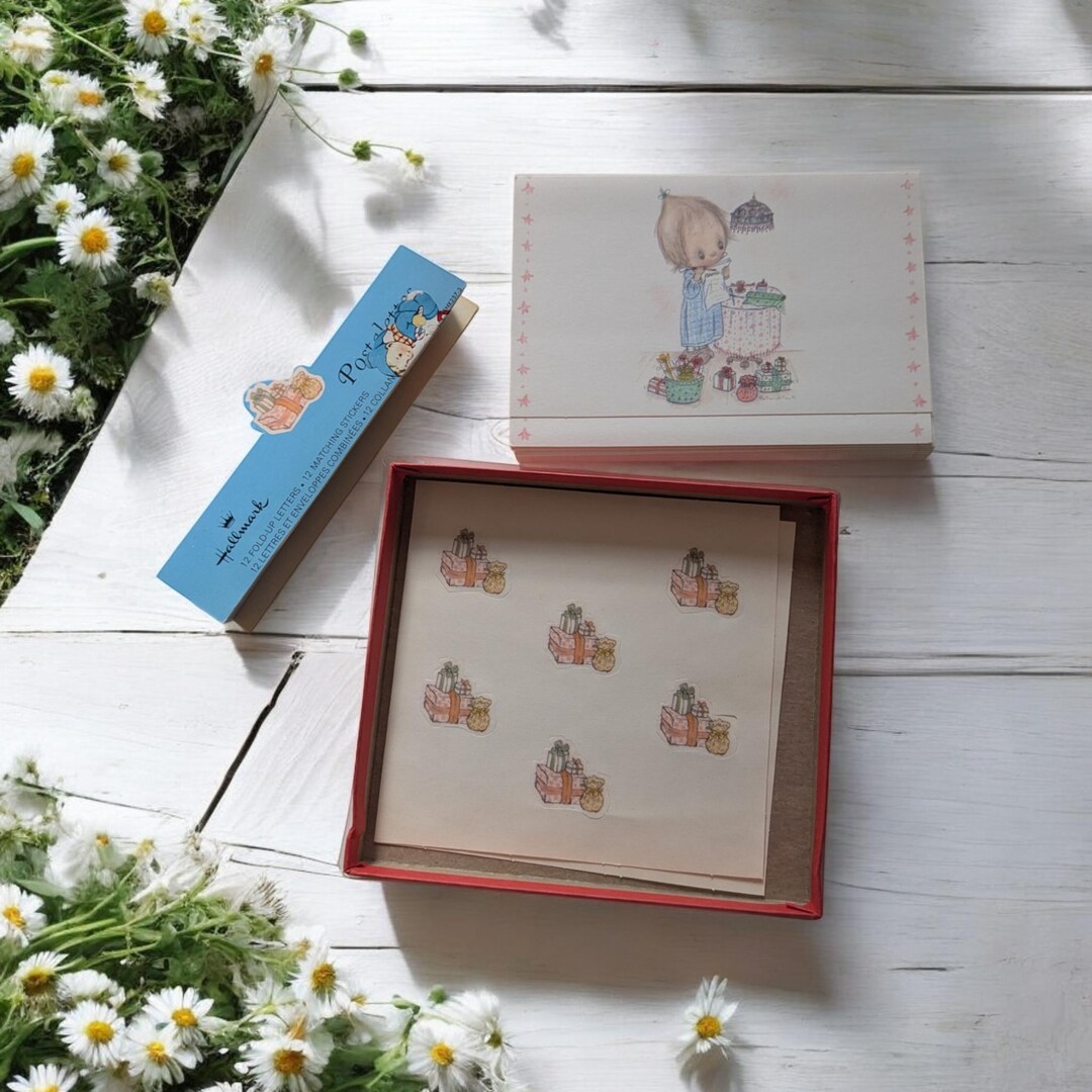 1960s Hallmark Postcards With Matching Stickers Vintage Cards ...