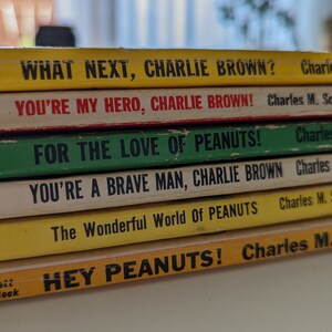 1960's Vintage Charlie Brown Books / Vintage Books / Charlie Brown ...
