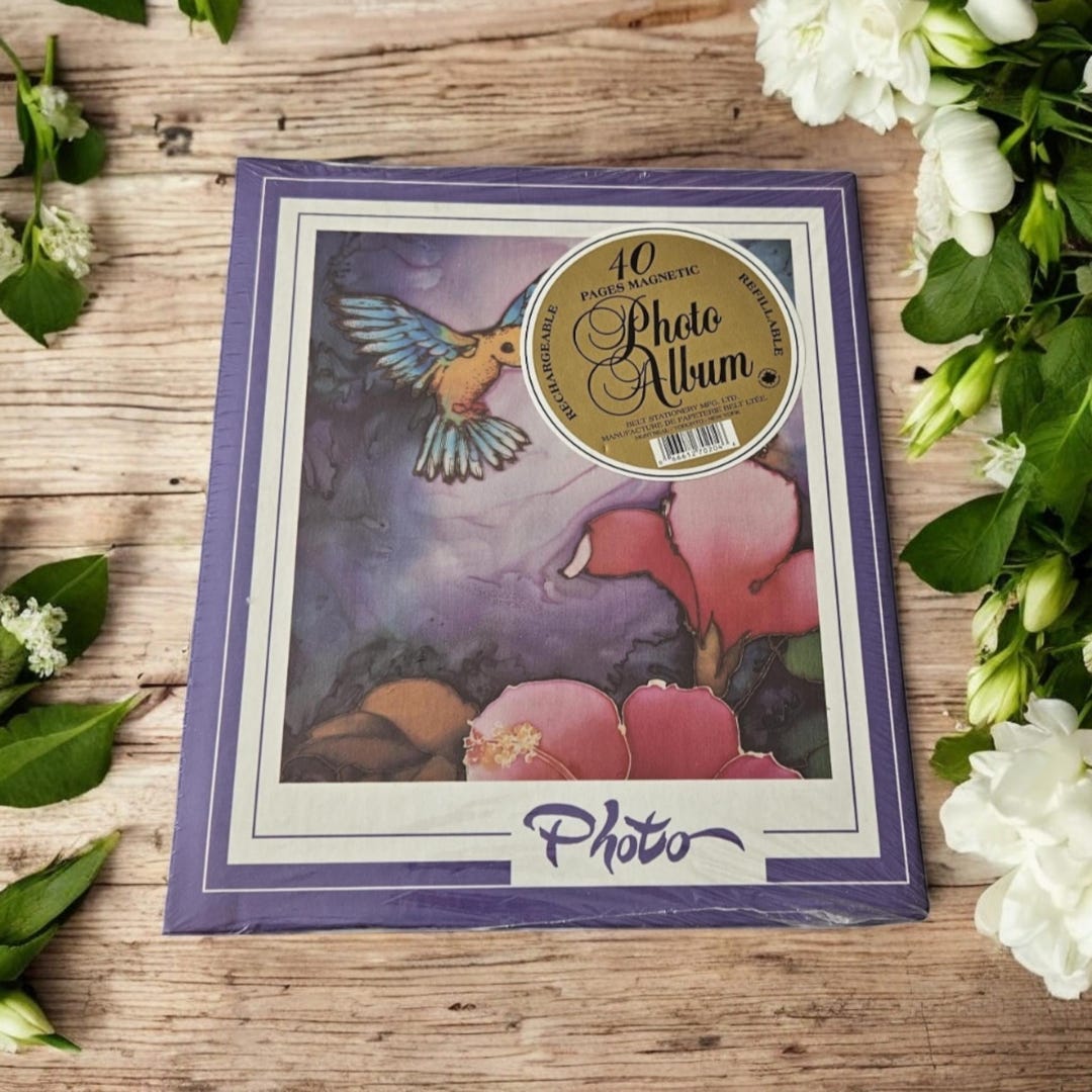 1990s /y2k Sealed Hummingbird Themed Photo Album / Vintage 90's Photo ...