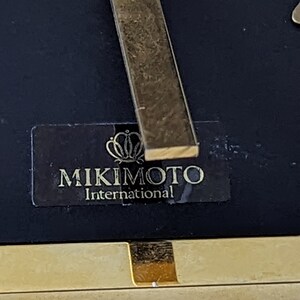 Mikimoto International Photo Frame / Mini Frame / Gold Tone With One ...