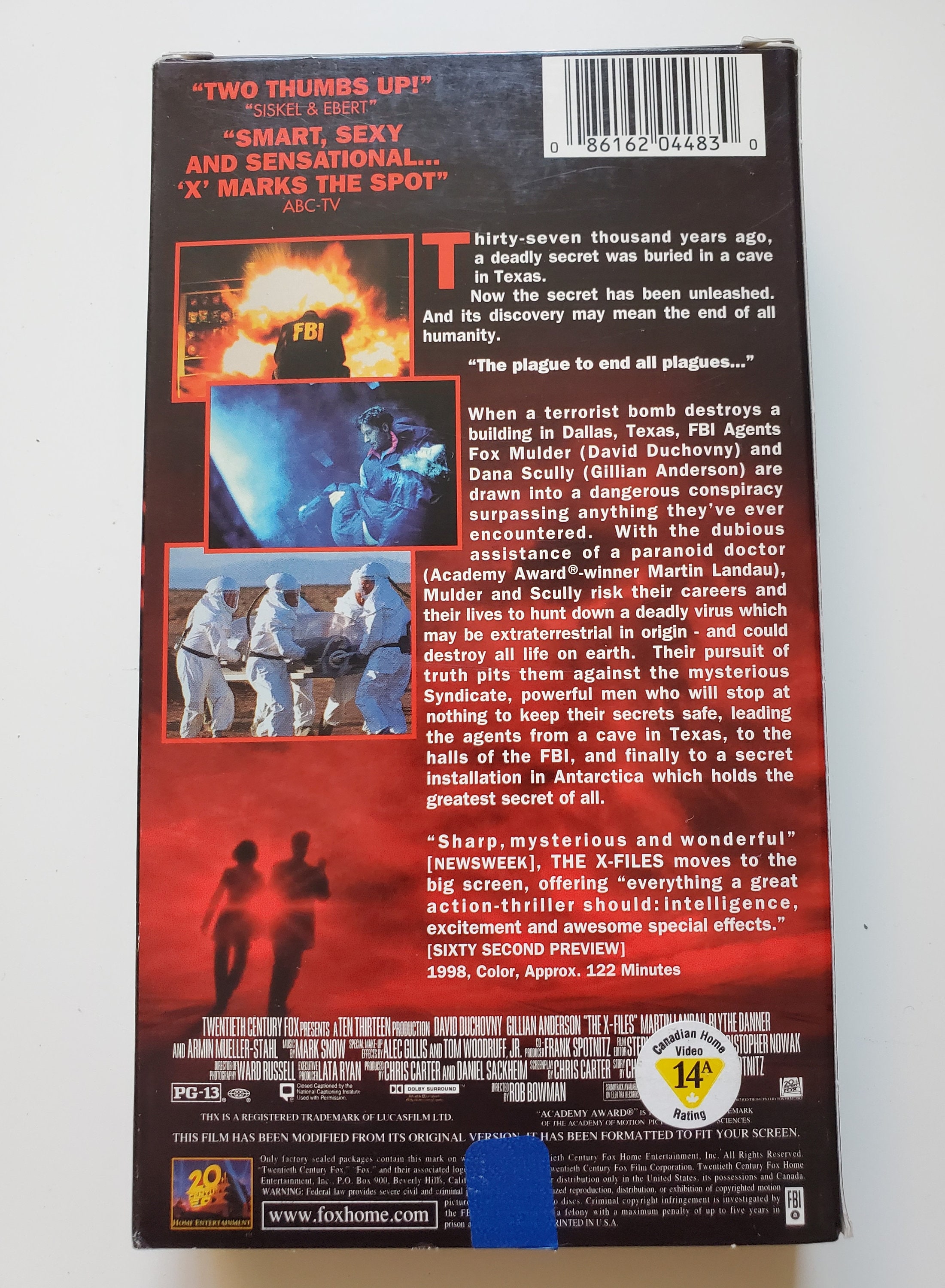 Vintage 1998 the X-files VHS Tape Science Fiction / X Files - Etsy