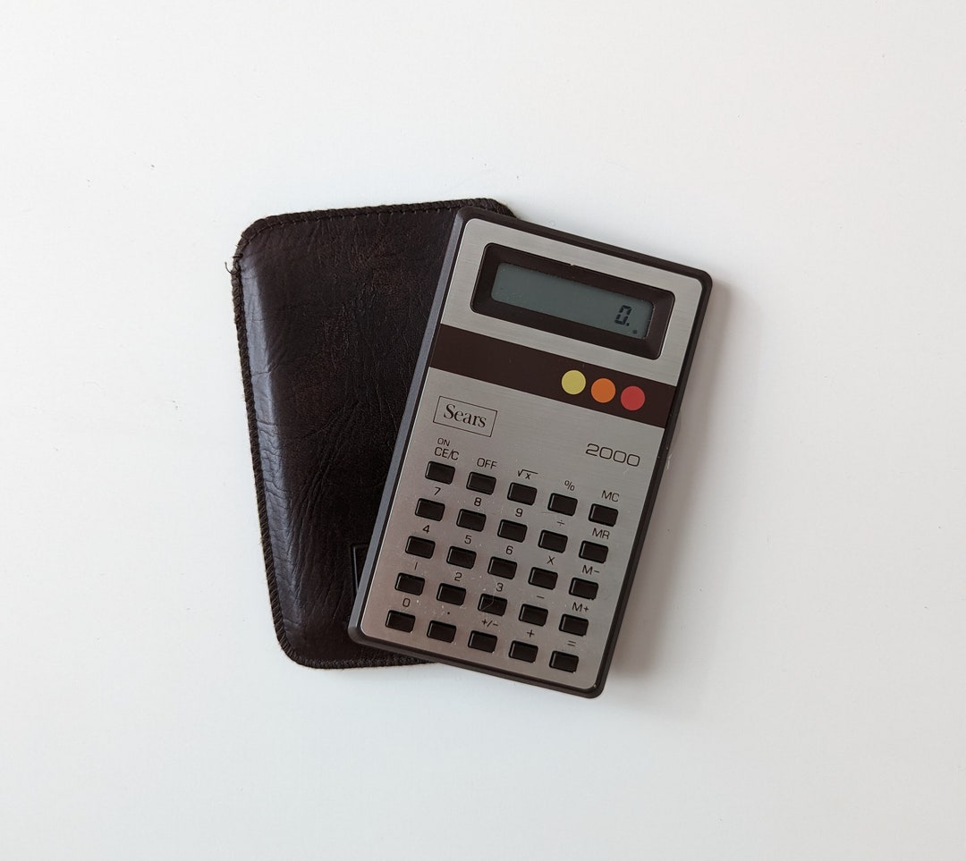 1970's Simpsons-sears Pocket Calculator / Vintage Calculators / Sears ...