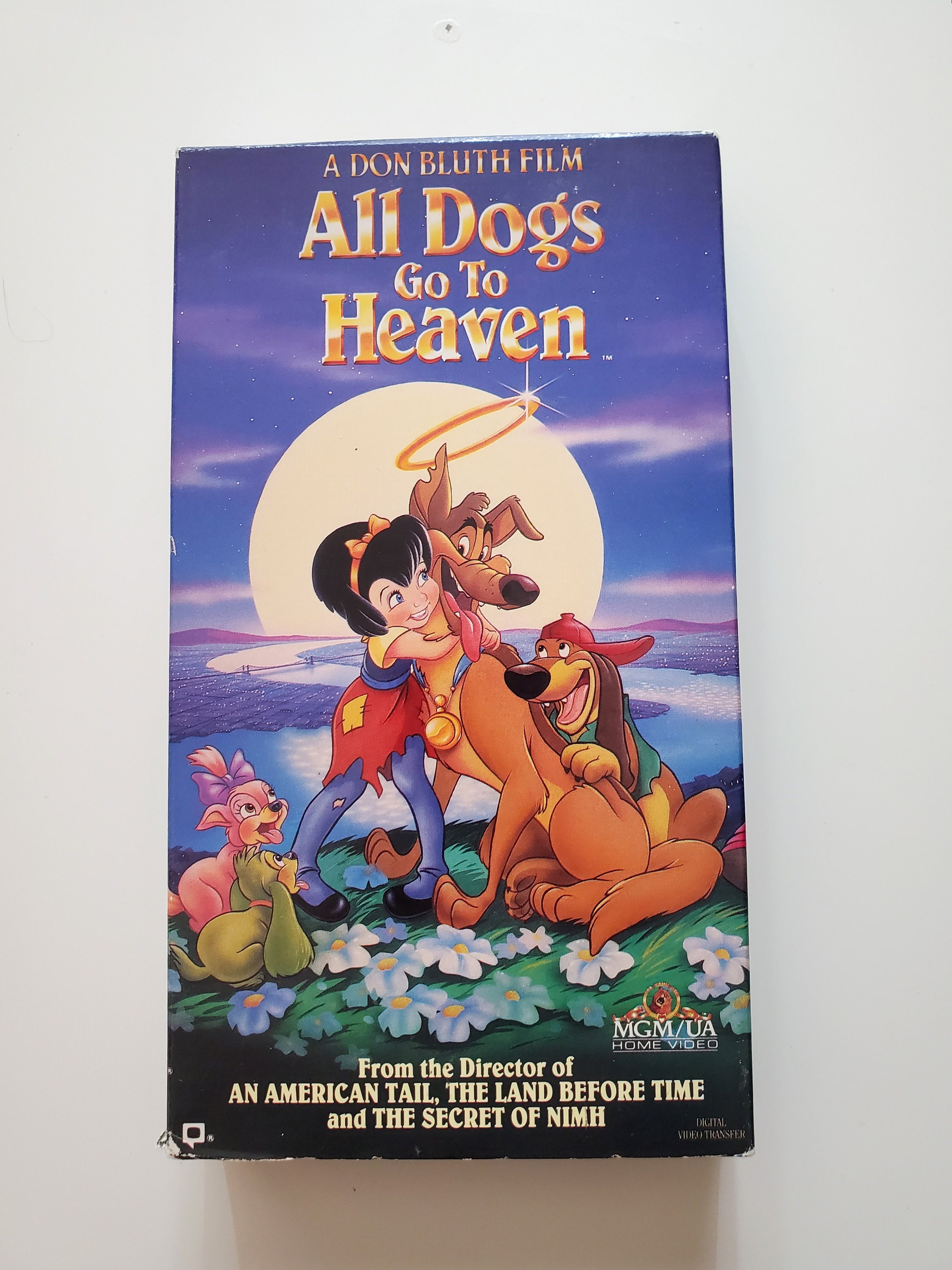 1989 All Dogs Go to Heaven VHS / 1980's / Classic Cartoons / VHS / Kids ...