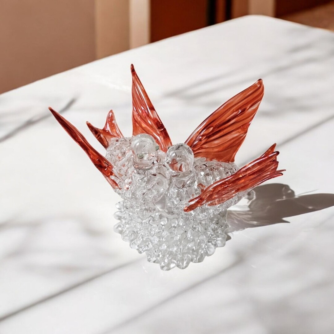 Spun Glass Bird(s) / Decorative Glass Birds / Art Glass / Gifts / Gift ...