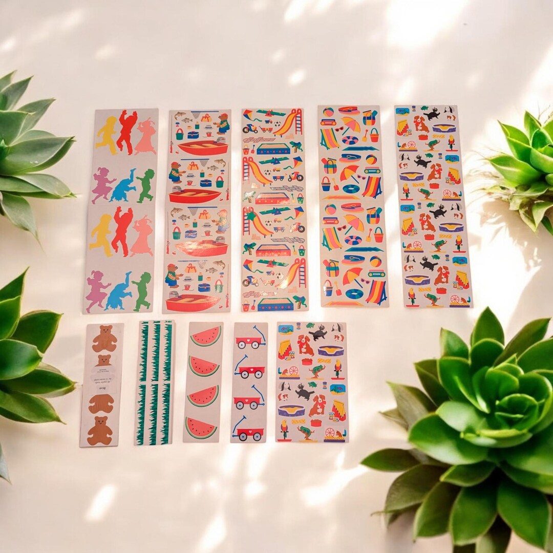 Vintage Mrs. Grossmans Sticker Sheets / Vintage Stickers / 1990s / - Etsy