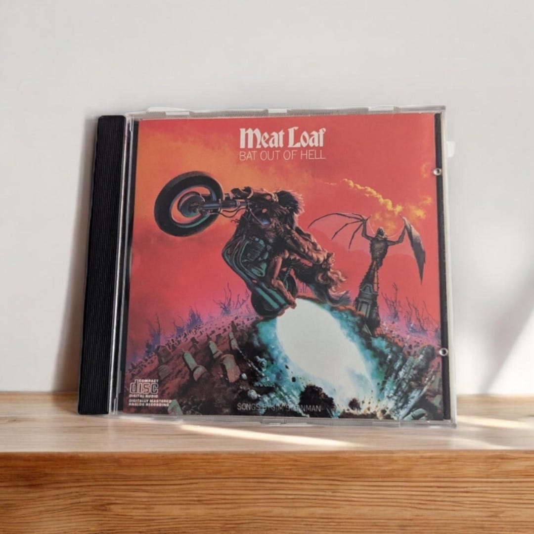 Meatloaf Bat Out of Hell CD/ 90's Rock Album / Throwback /retro CD ...
