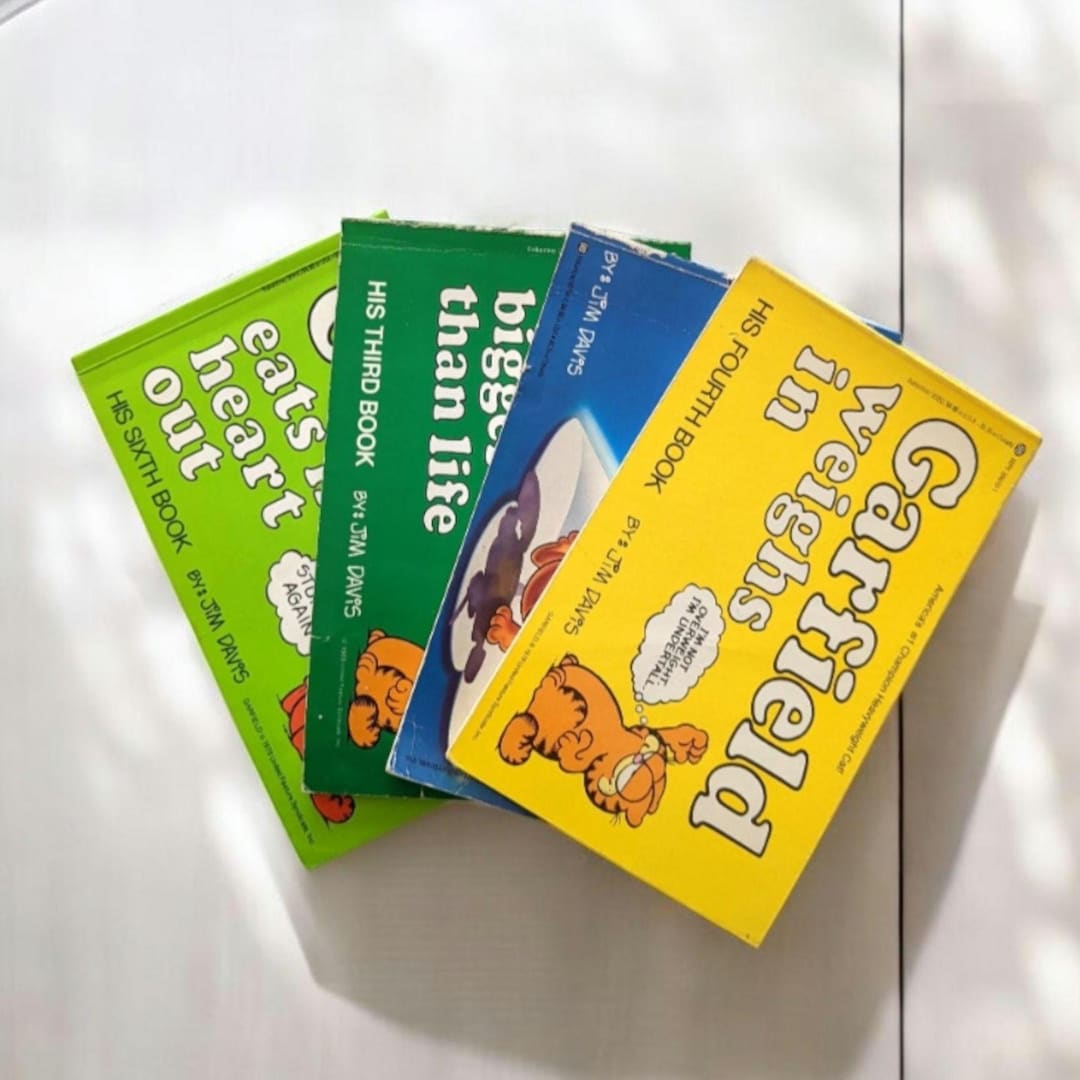 Vintage 1980s Garfield Books - Set of 4 - Children's Collectibles - Etsy