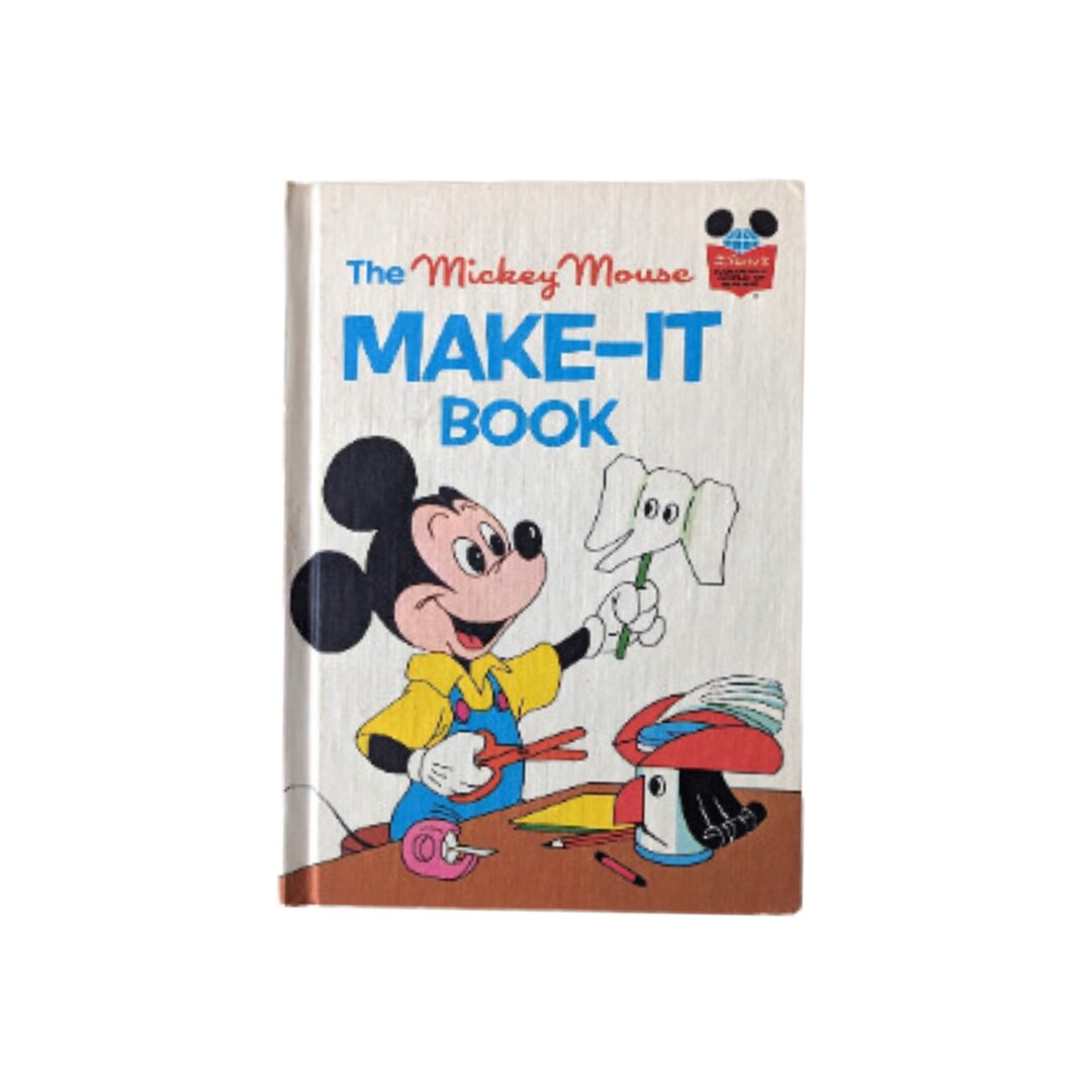 1974 Mickey Mouse Make-it Book 1974 / Vintage /children's Book ...