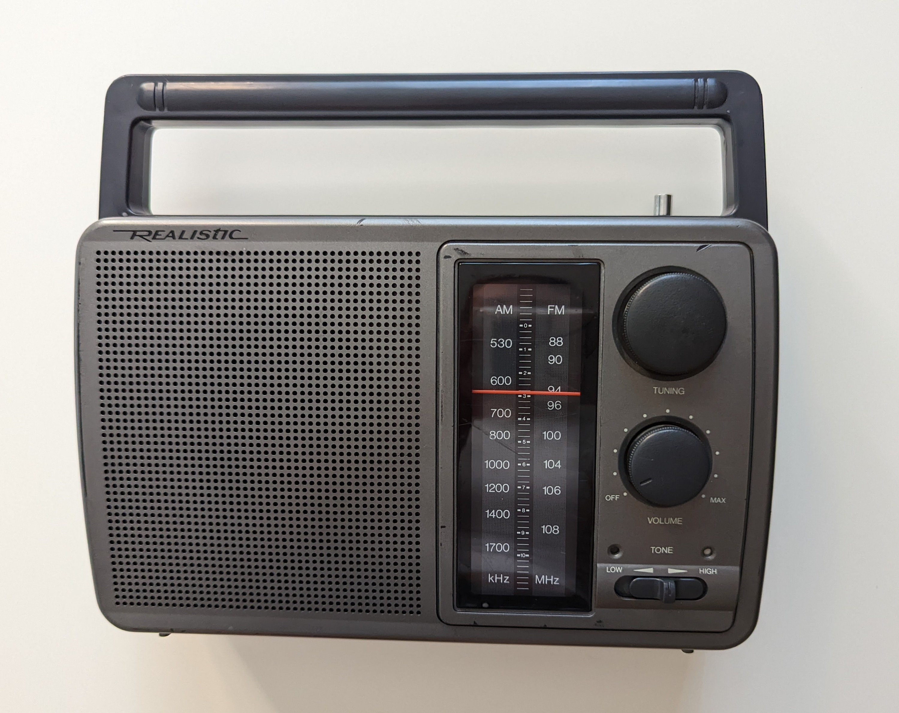 Vintage 1990's Realistic Brand Portable Radio Made by - Etsy Canada