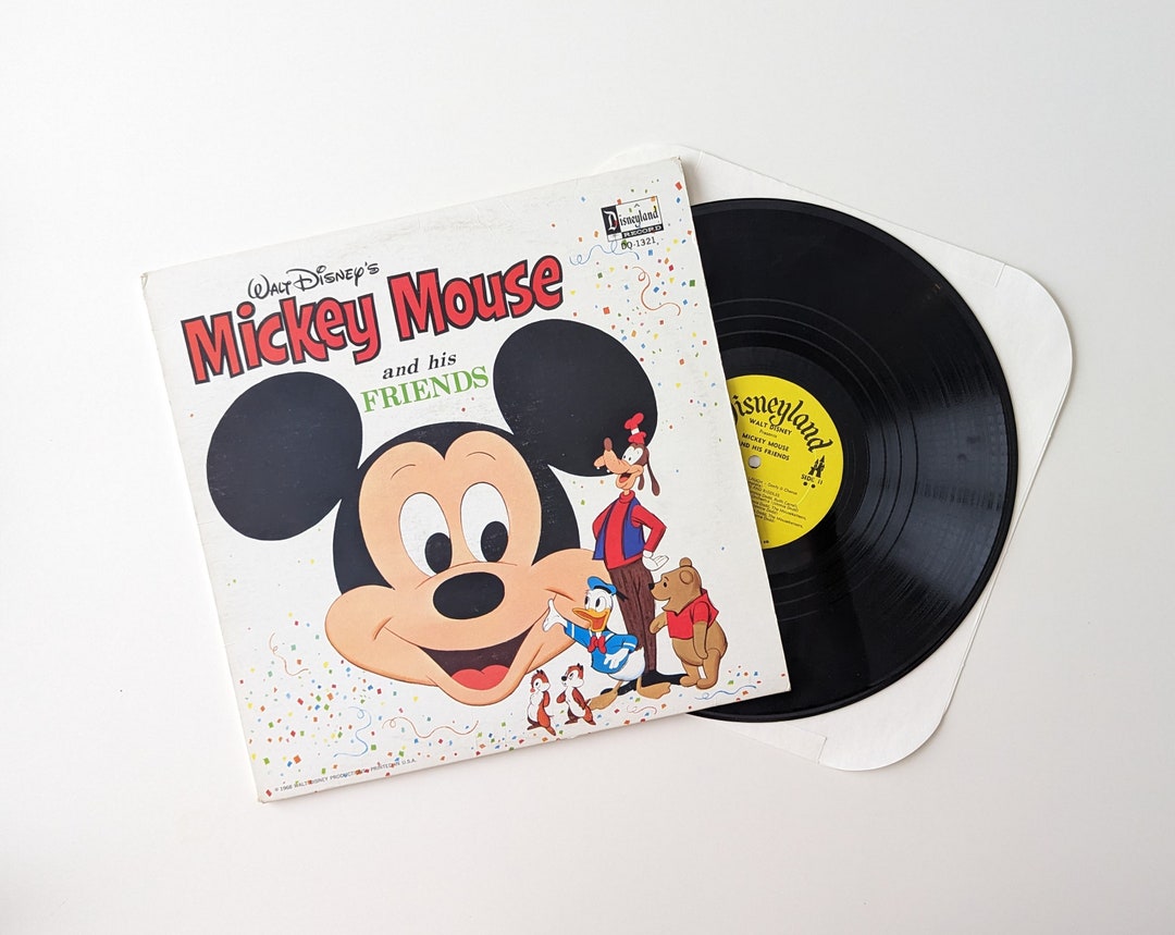 1968 Mickey Mouse and His Friends / Vinyl Record / LP /vintage Disney ...
