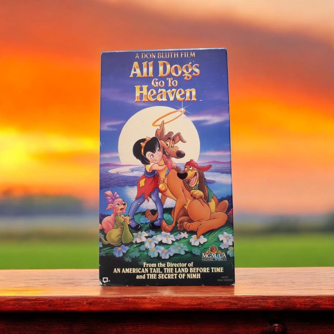 1989 All Dogs Go to Heaven VHS / 1980's / Classic Cartoons / VHS / Kids ...