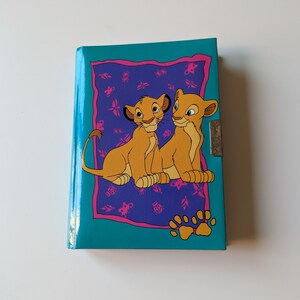 Vintage 1990s 'the Lion King' Diary / VTG 90's / - Etsy Canada
