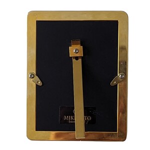 Mikimoto International Photo Frame / Mini Frame / Gold Tone With One ...