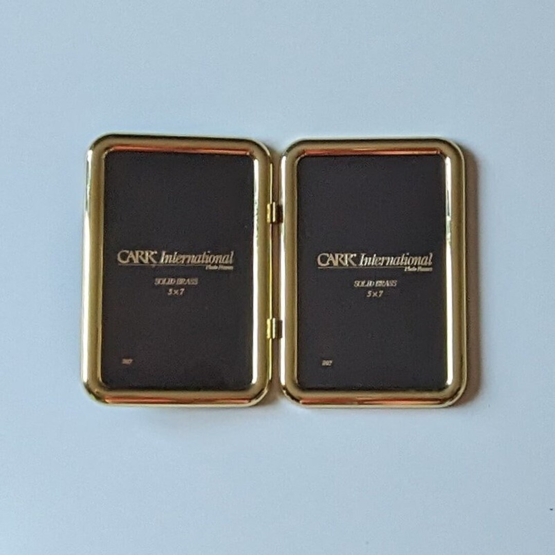 Vintage Frame Carr International / Solid Brass / 5 X 7 / - Etsy