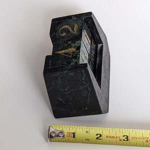 Vintage Marble Perpetual Calendar / Green Marble Calendar / - Etsy