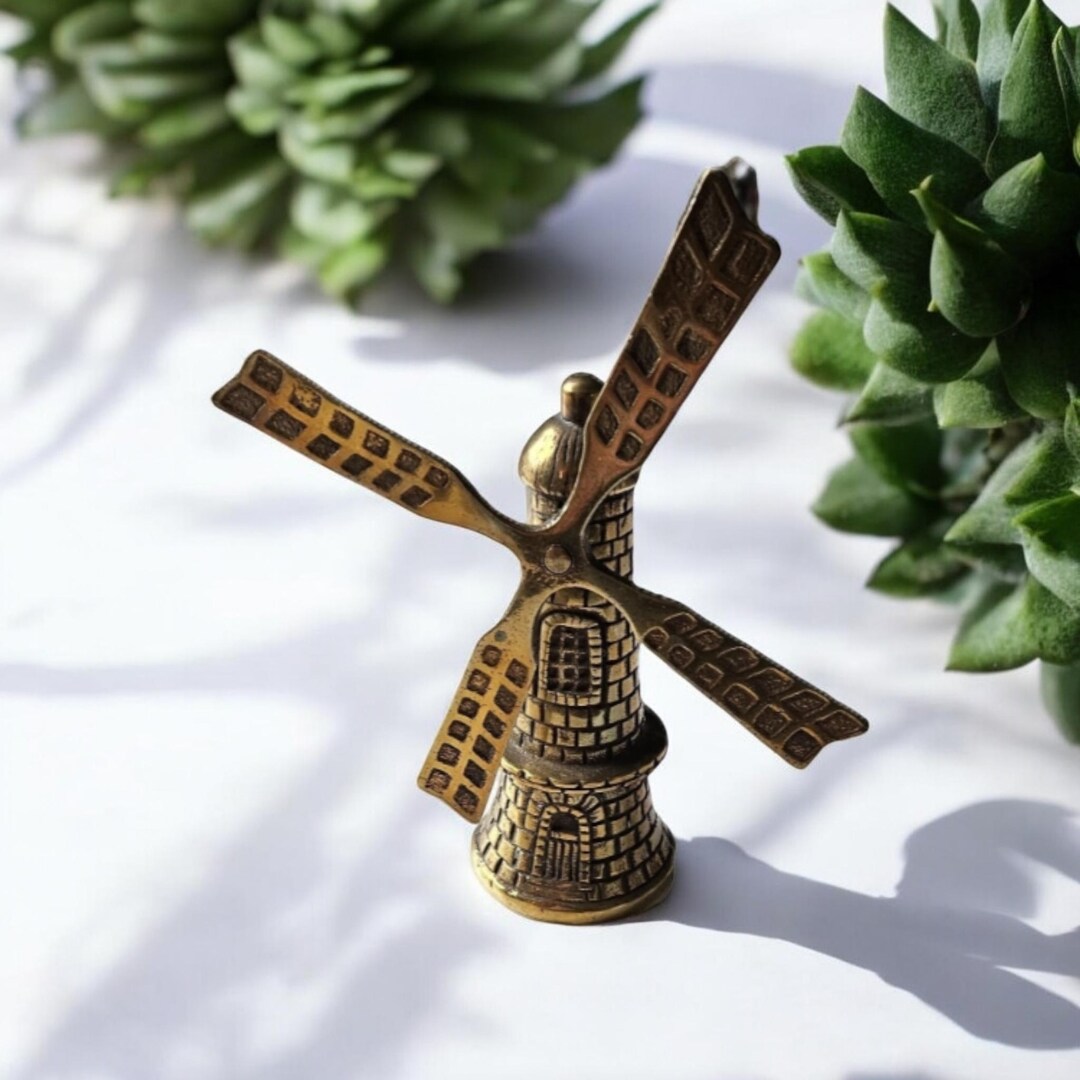 Brass Windmill Bell - Etsy