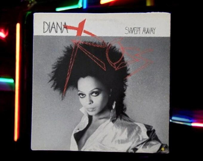 1984 Diana Ross Vinyl Record Swept Away / Records / Vinyl / Diana Ross / 1984 Album / Swept Away ...