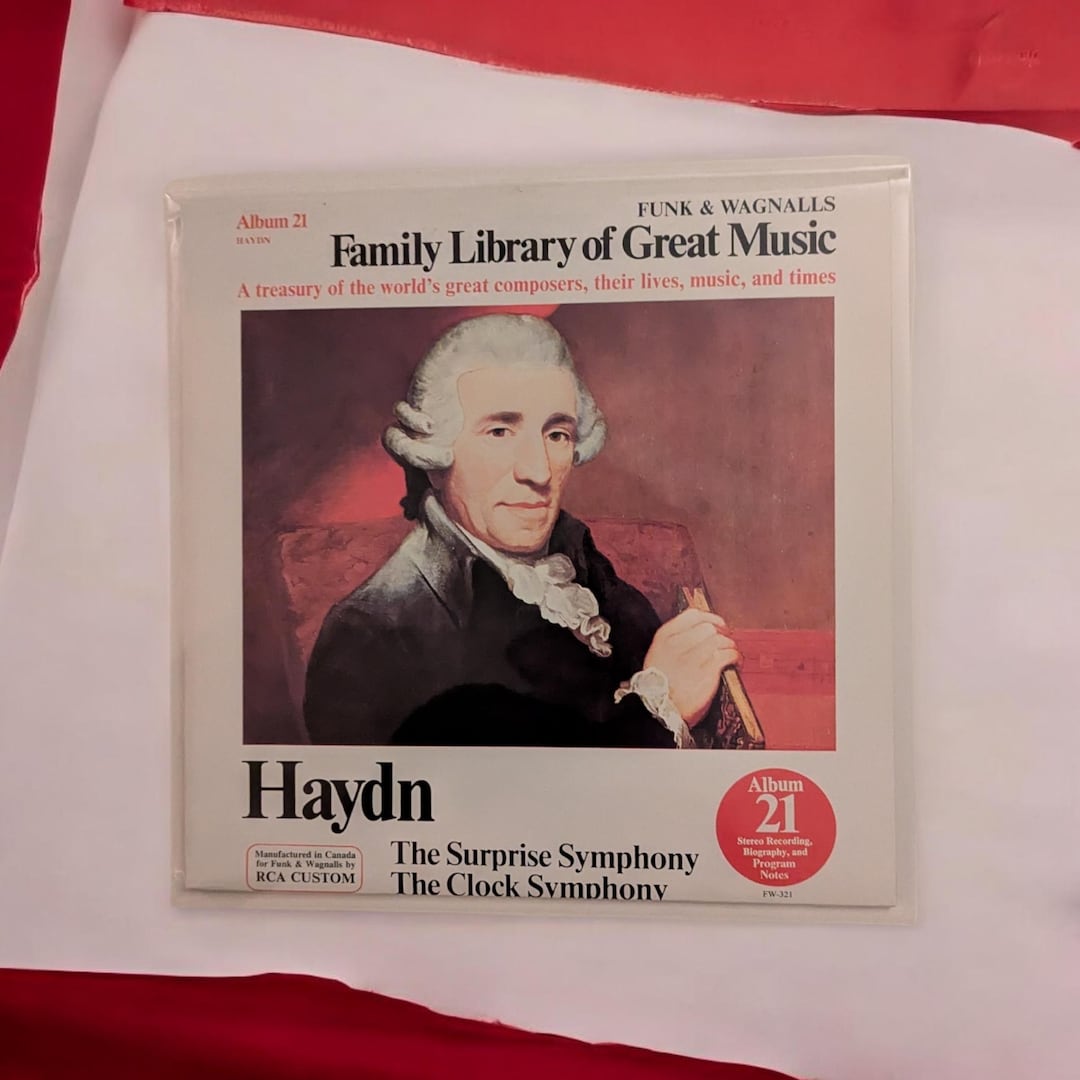 Haydn / the Clock Symphony / the Surprise Symphony / Funk & Wagnalls Family Library of Great ...