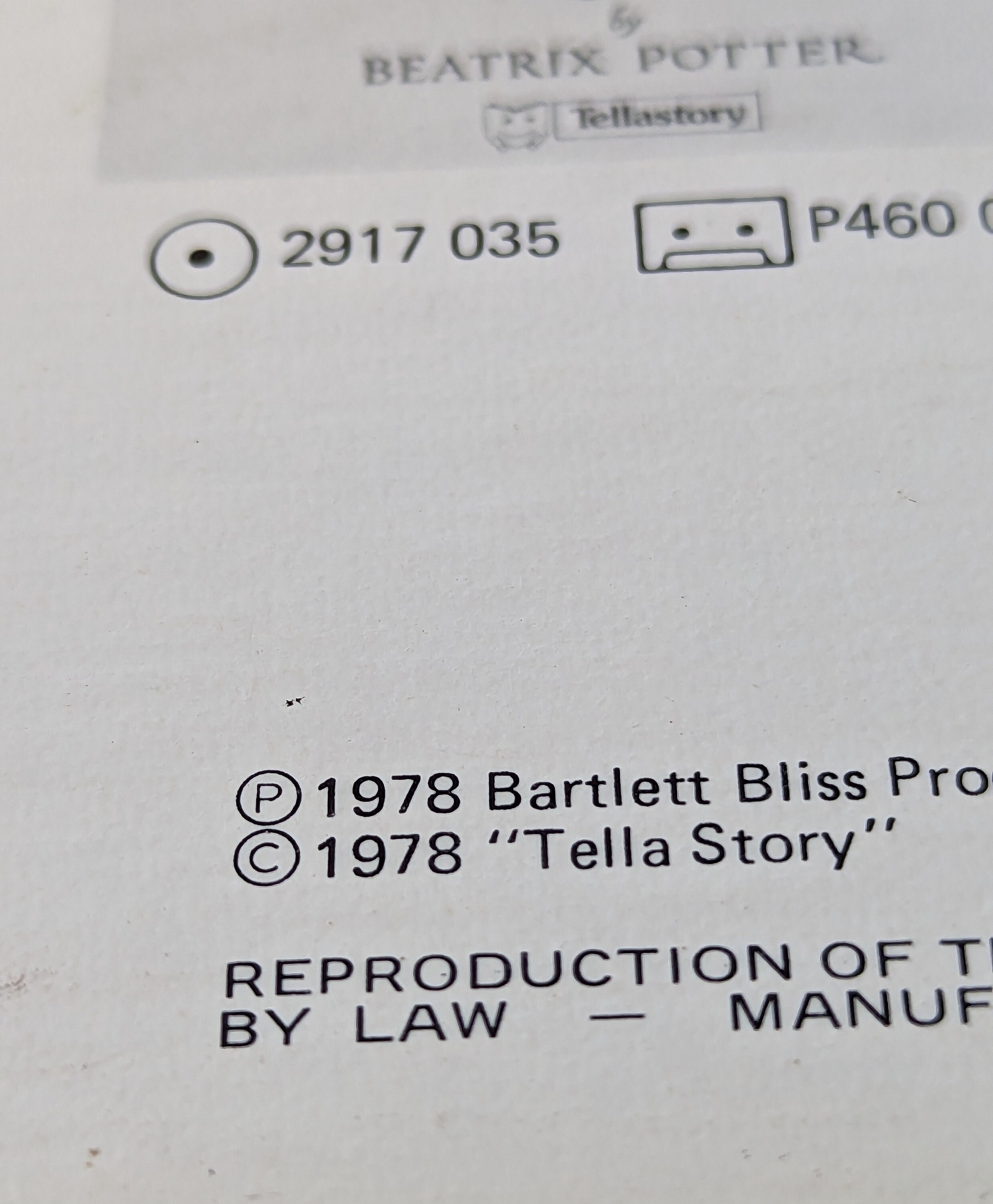 Vintage 1978 Beatrix Potter Vinyl Record / the Tale of - Etsy Canada