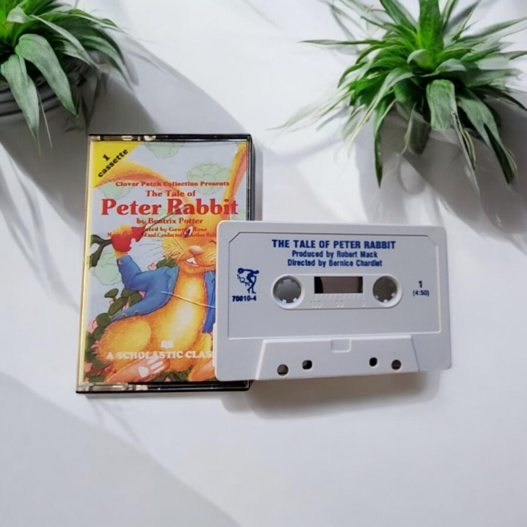 The Tale of Peter Rabbit Cassette Tape / Vintage Tapes / Peter Rabbit ...