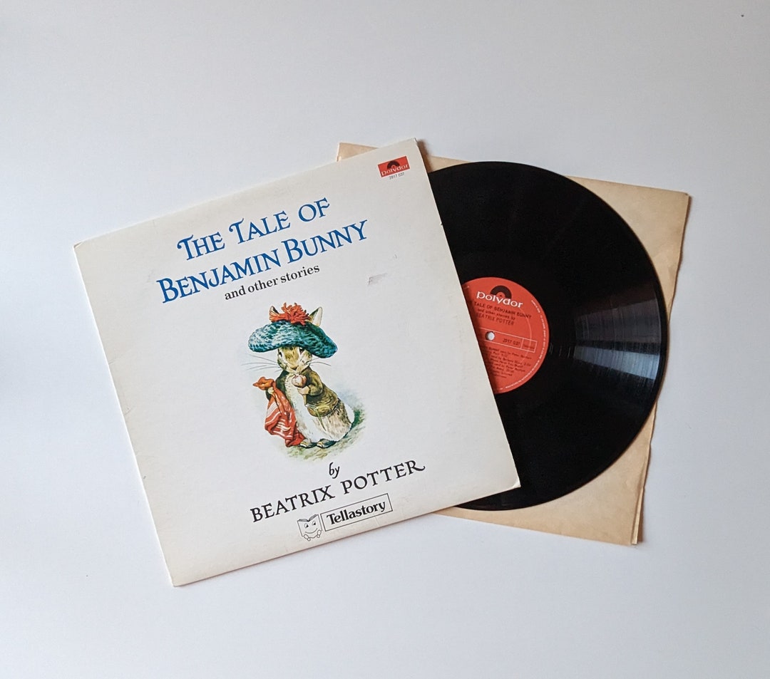 Vintage 1978 Beatrix Potter Vinyl Record / the Tale of Benjamin Bunny ...