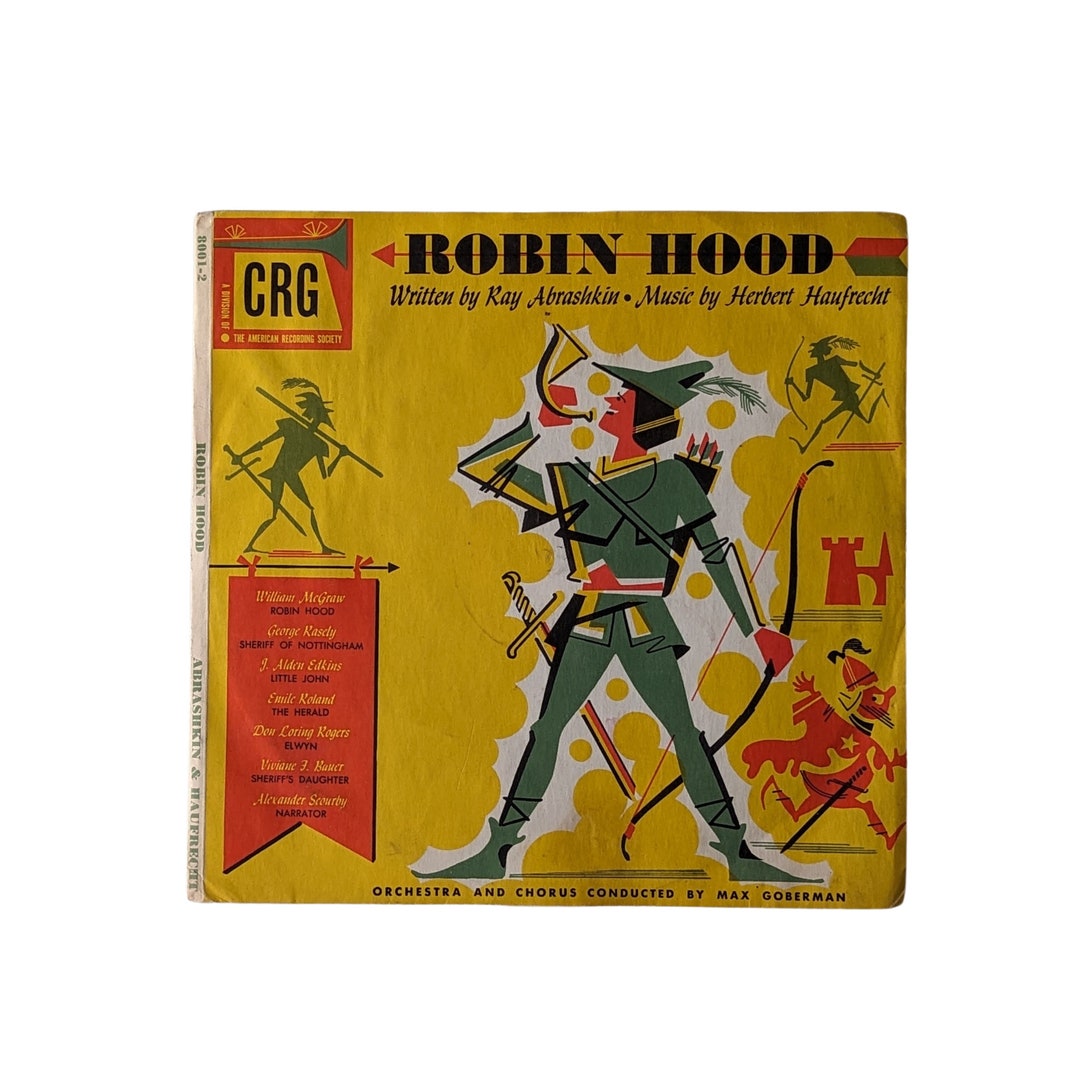 Robin Hood 1950s Childrens Record Guild 2-record Set CRG / MCM / 78 RPM ...