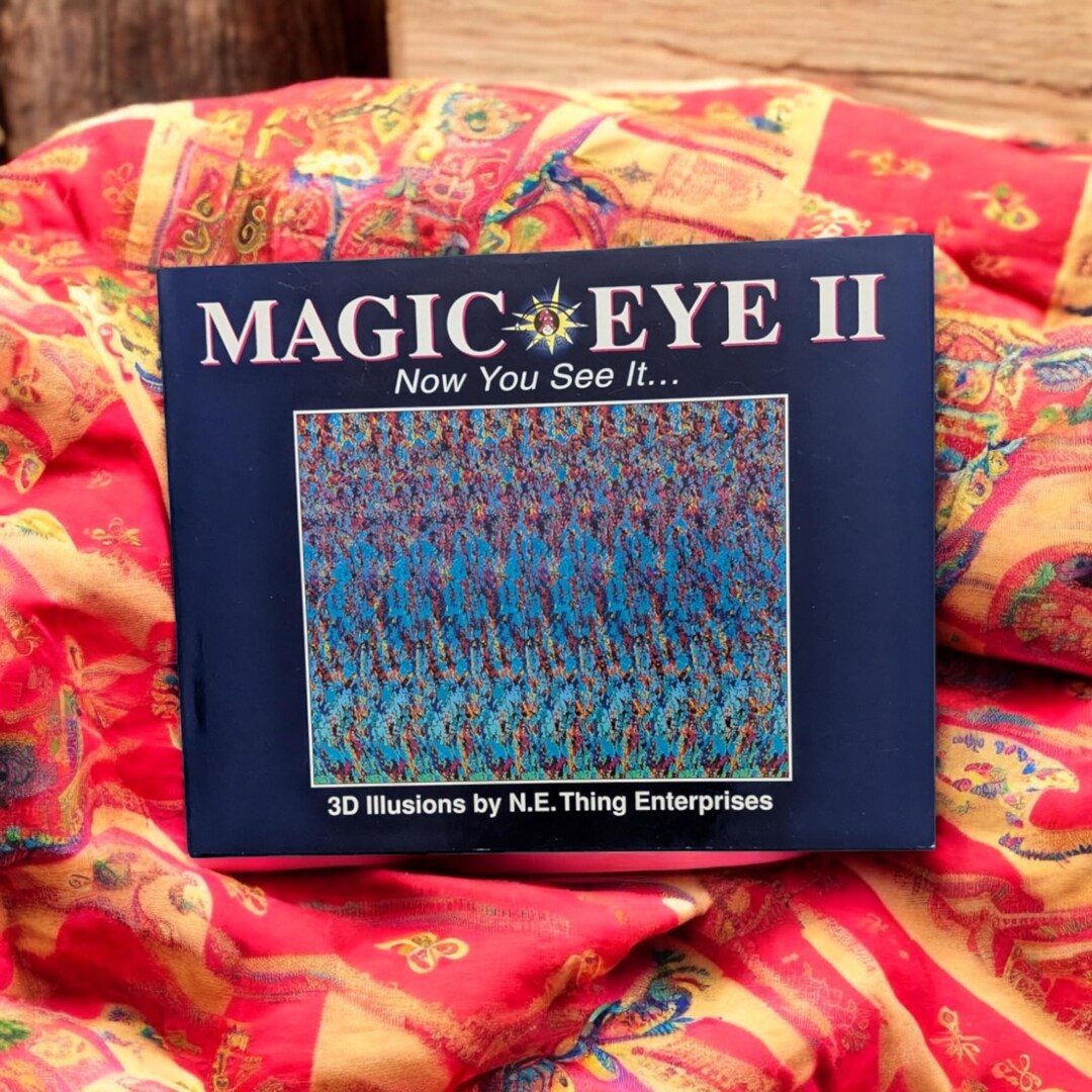 1994 Magic Eye II Vintage 1990s Hardcover / 90's Vintage Books / - Etsy