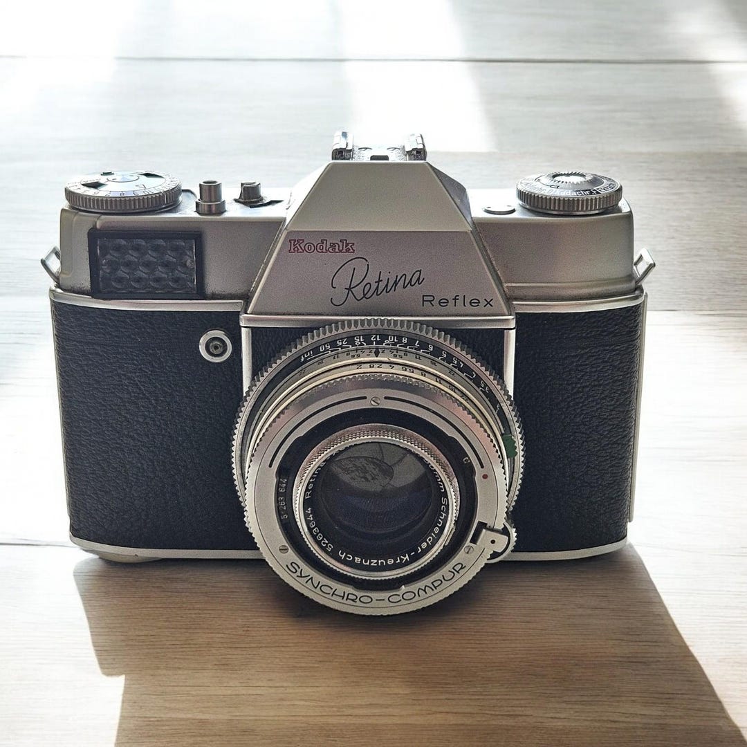 Vintage Kodak Retina Reflex Camera - 1960s German Film Camera (not ...