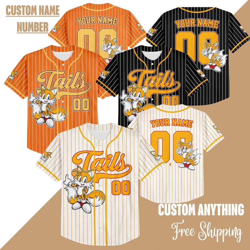 Tails Hockey Jersey - Etsy