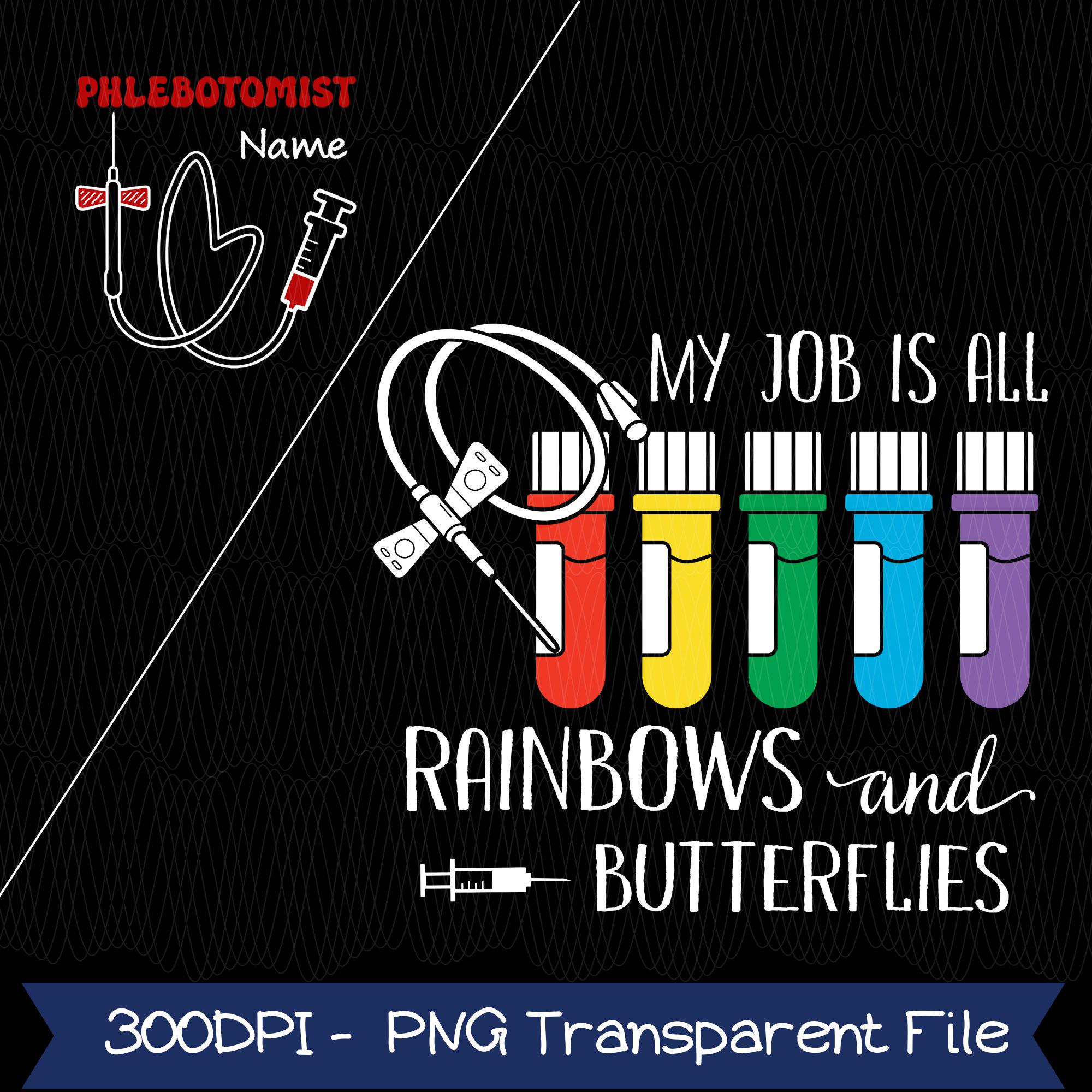Personalized Phlebotomist PNG, Custom Medical Tech Gift (digital File ...