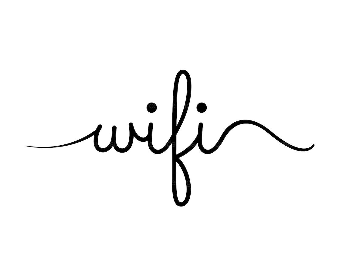 Wifi Svg | Wifi Sign Svg | Wifi Text Svg | Wifi Cut File - Etsy