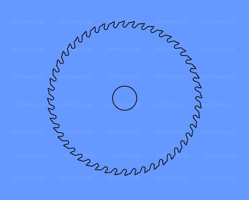 Saw Blade Outline Svg Saw Blade Outline Png Saw Blade - Etsy