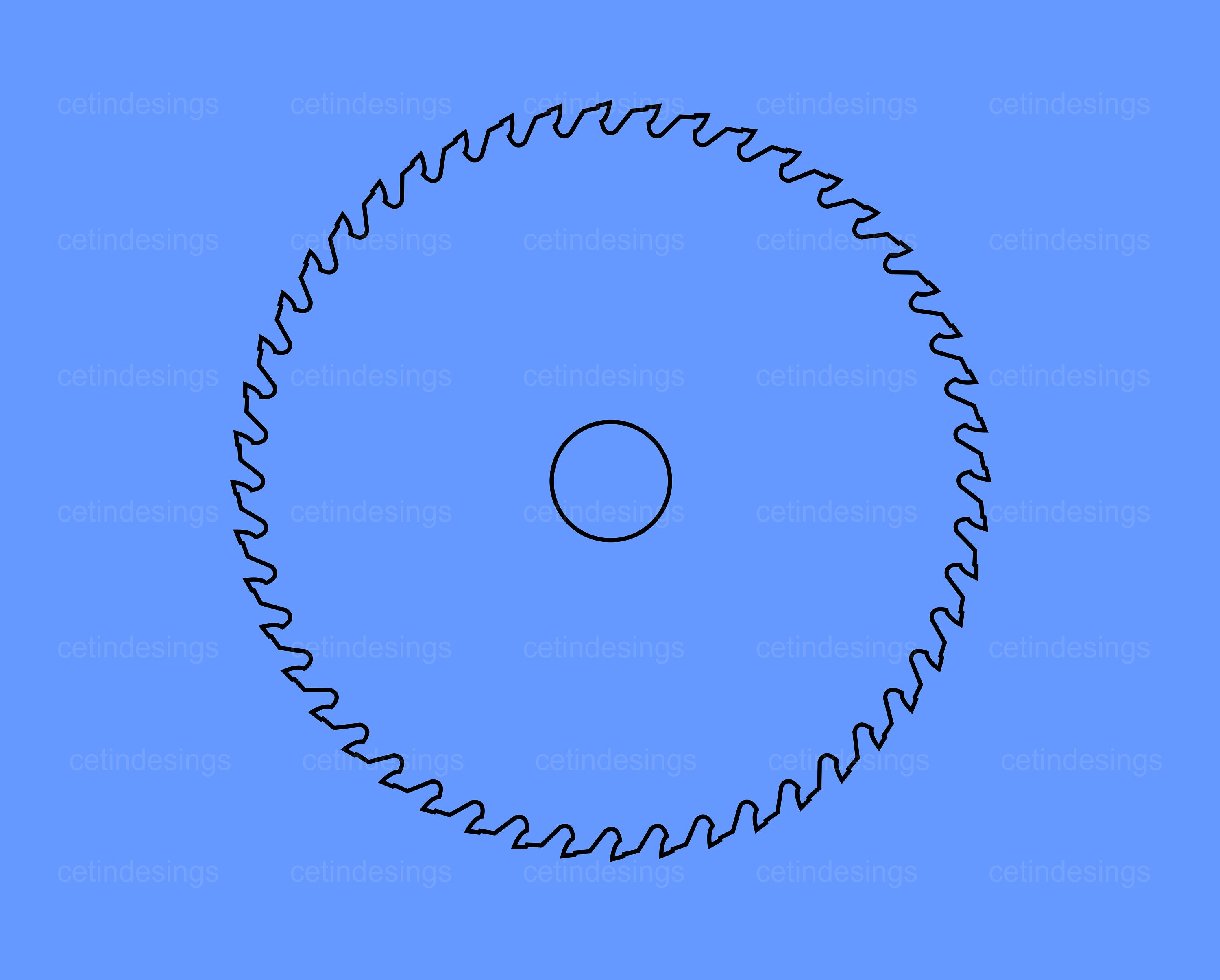 Saw Blade Outline Svg Saw Blade Outline Png Saw Blade - Etsy Australia