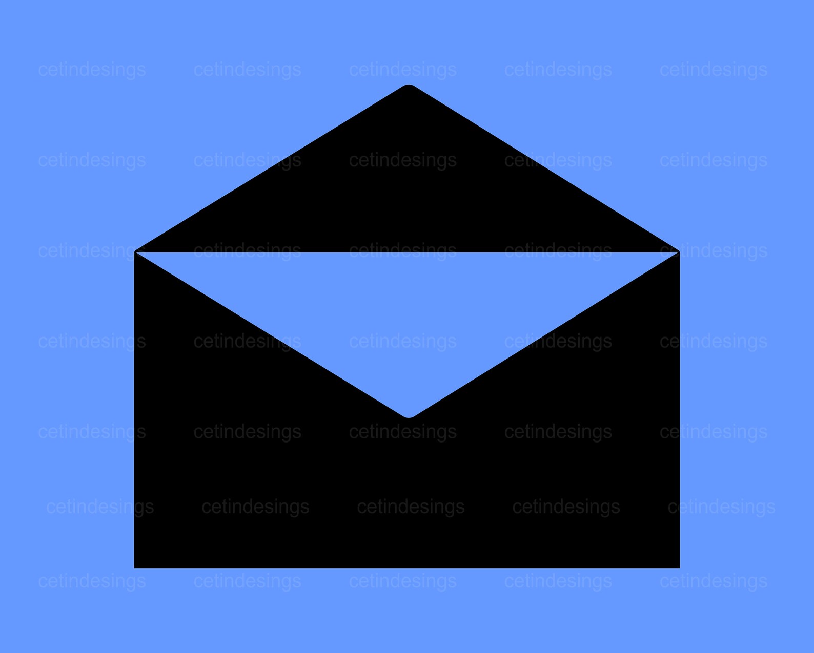 Email Icon, Opened Mail Envelope Svg, Png, Jpg, Eps, Pdf, Clipart ...