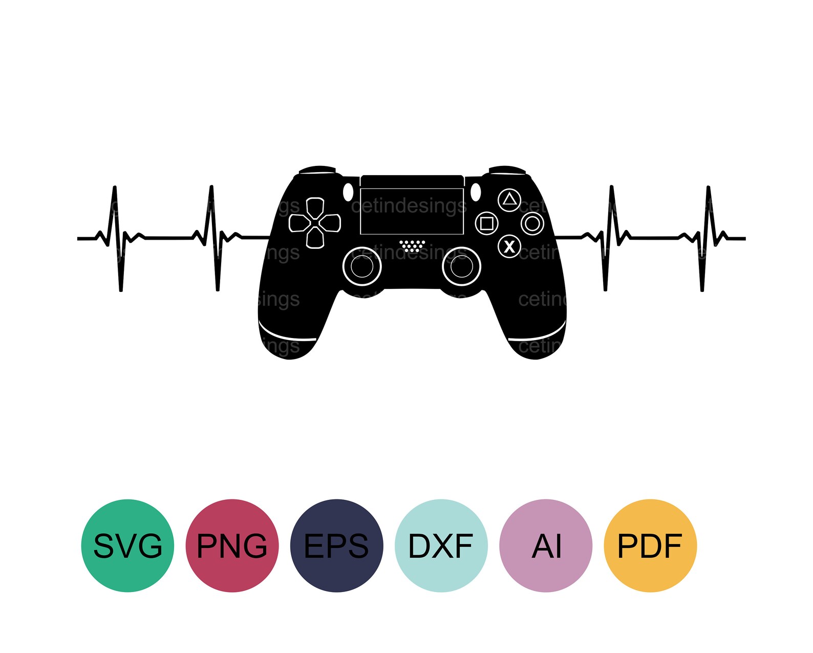 Game Pulse Heartbeat Svg Game Pulse Ekg Pulse Game Svg | Etsy