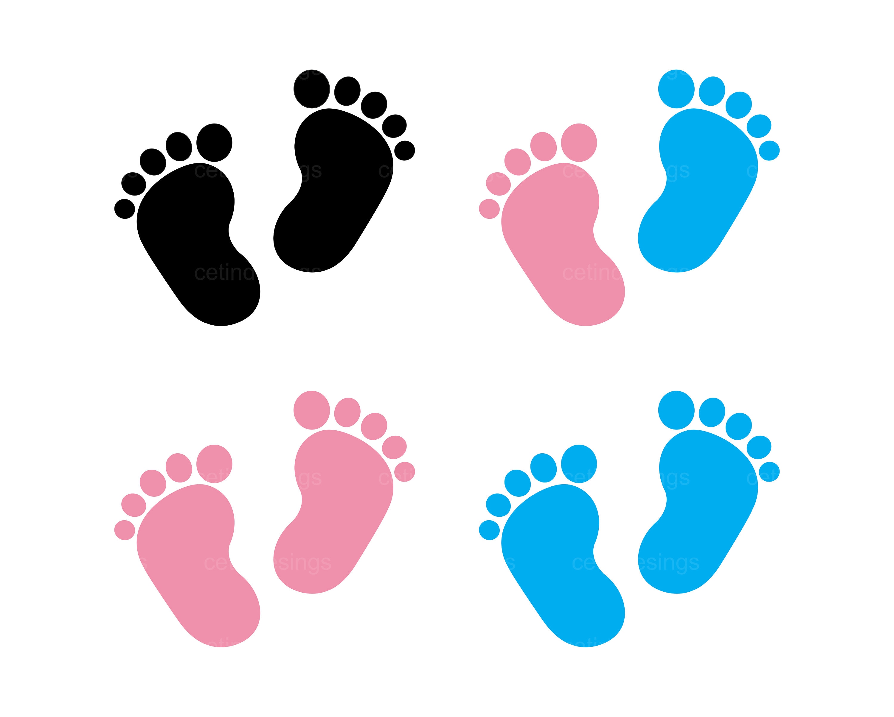Baby Footprint svg, Baby voeten svg, Instant Download, SVG, PNG, EPS ...