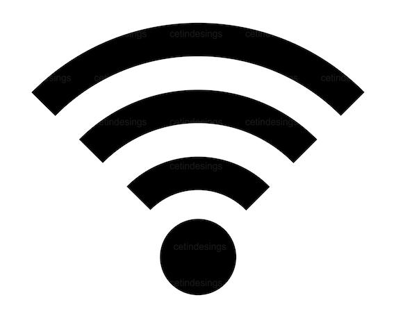 White Wifi Icon
