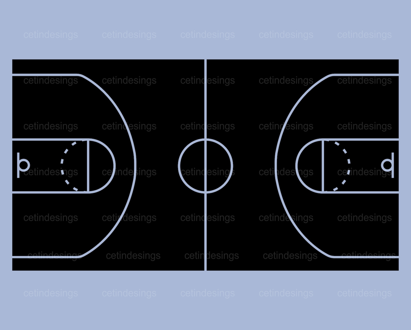 Basketball Court SVG, Basketball Court Png, Basketball Court Cricut Cut ...