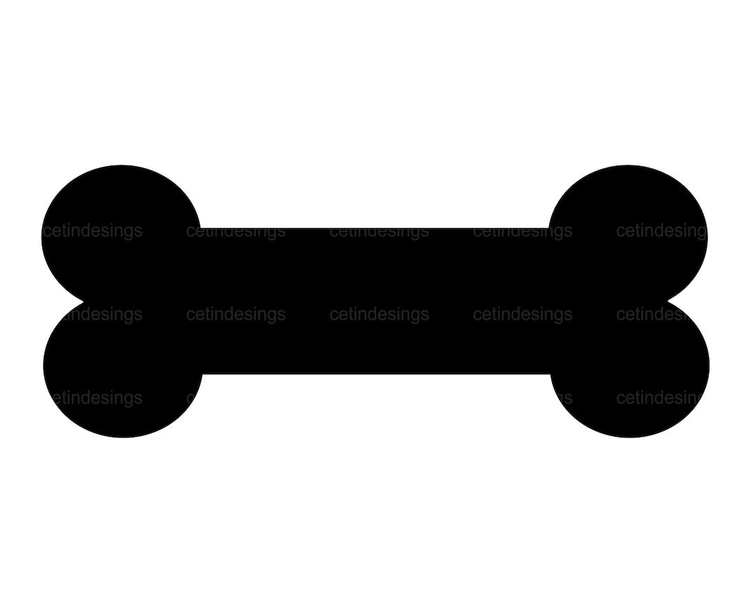 Dog Bone Svg, Dog Bone Png, Dog Bone Silhouette Cut File, Dog Bone ...