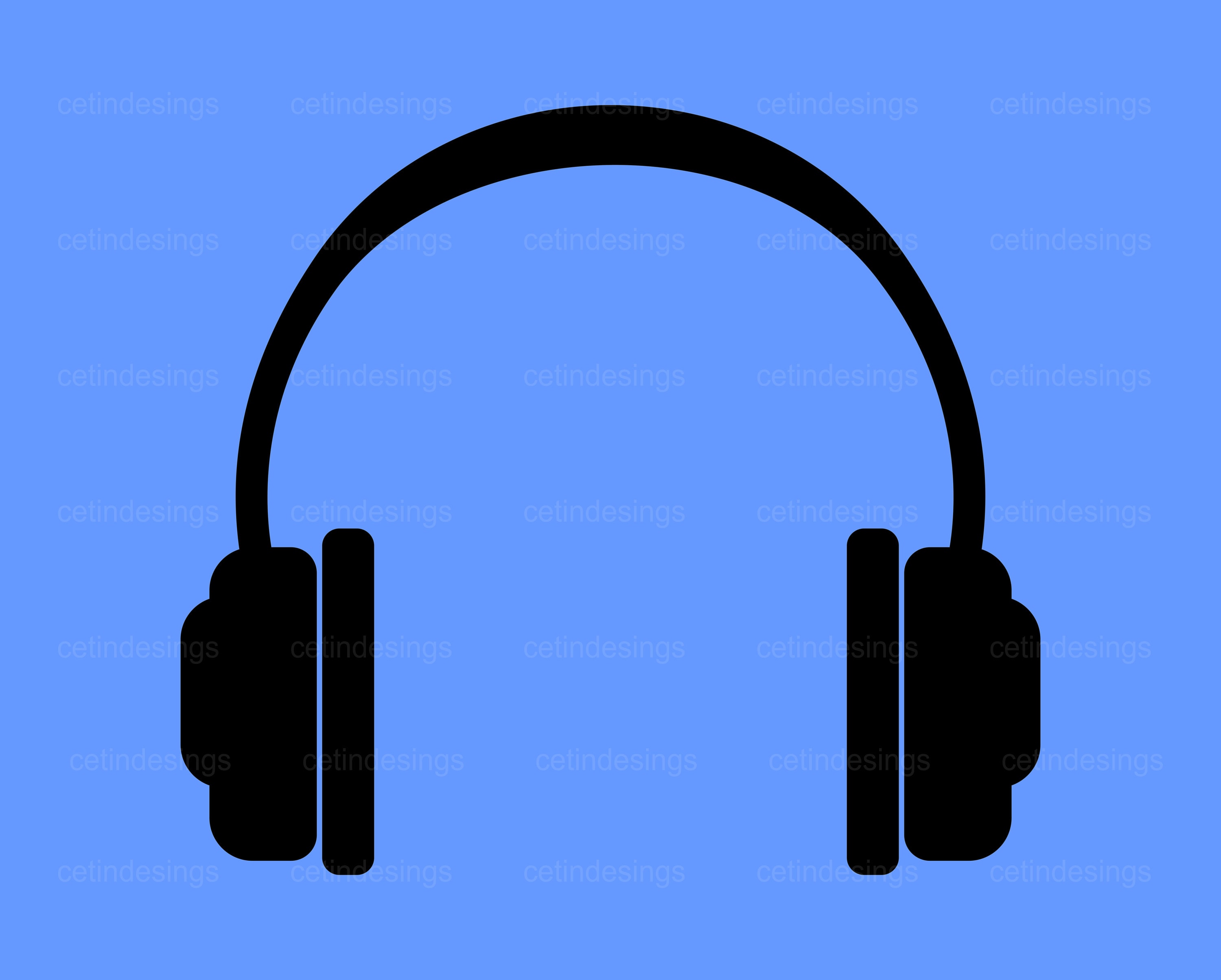 Headphone Svg, Png, Jpg, Eps, Pdf, Clipart, Vector - Etsy Canada