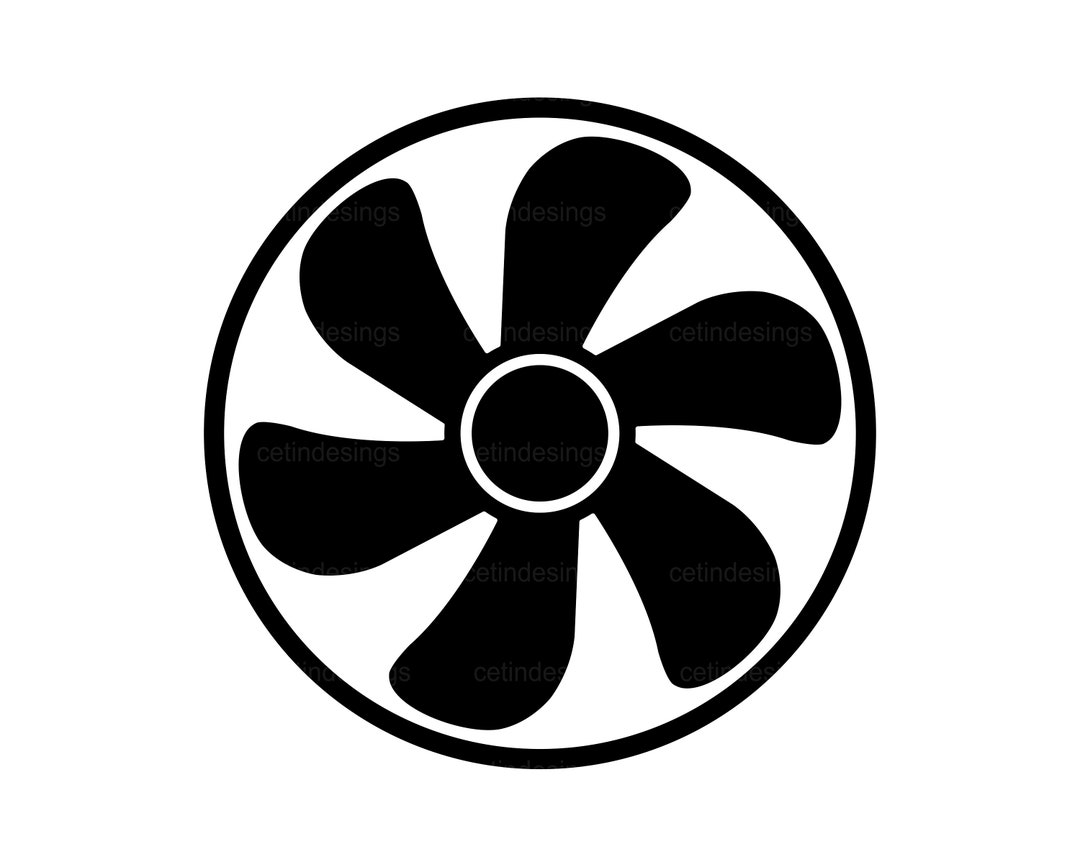 Exhaust Fan Icon. Ventilator Symbol Svg, Png, Jpg, Eps, Pdf, Clipart, Vector - Etsy