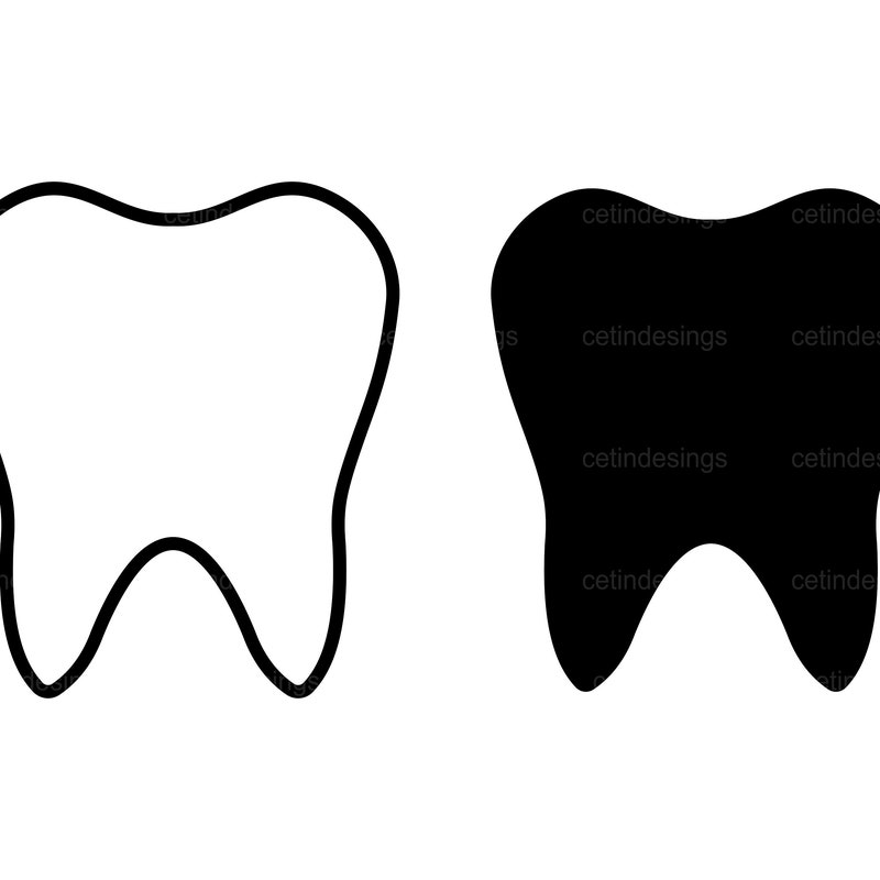 Tooth Svg - Etsy